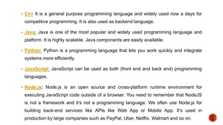 Full Stack Web Development | PPT
