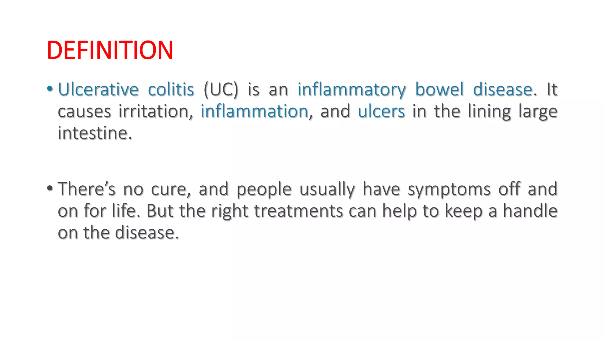 Ulcerative Colitis (UC) | PPTX