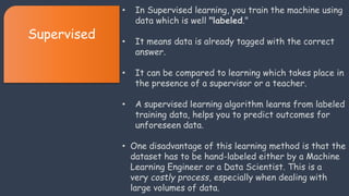 Introduction to ML (Machine Learning) | PPTX