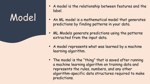 Introduction to ML (Machine Learning) | PPTX