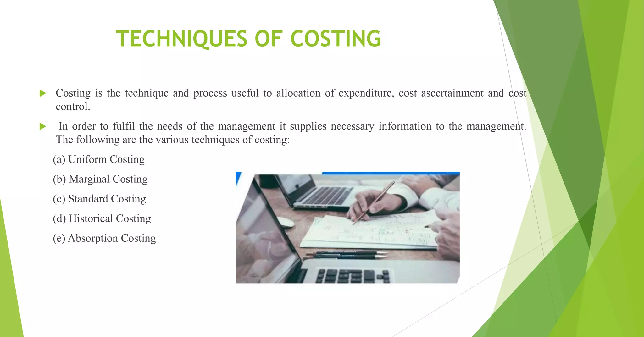 Cost Accounting presentation | PPTX