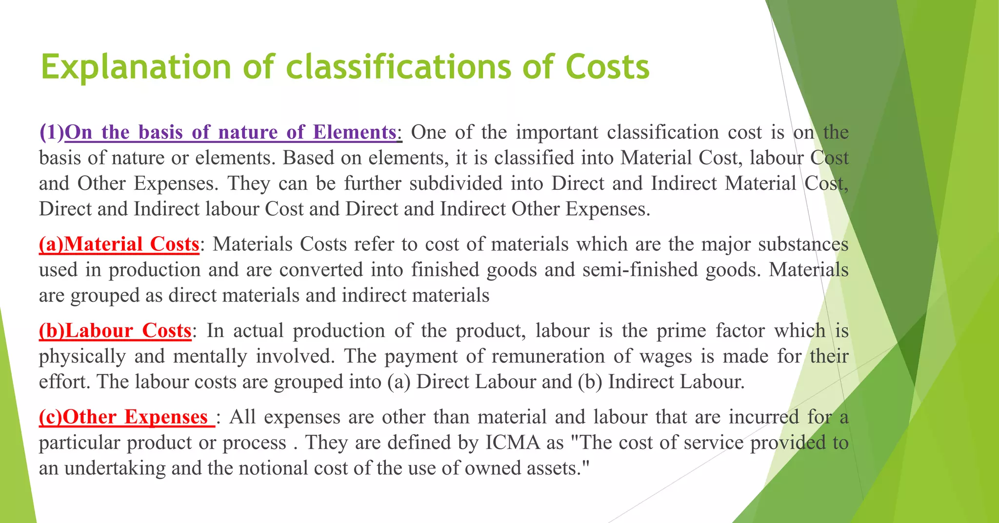 Cost Accounting presentation | PPTX