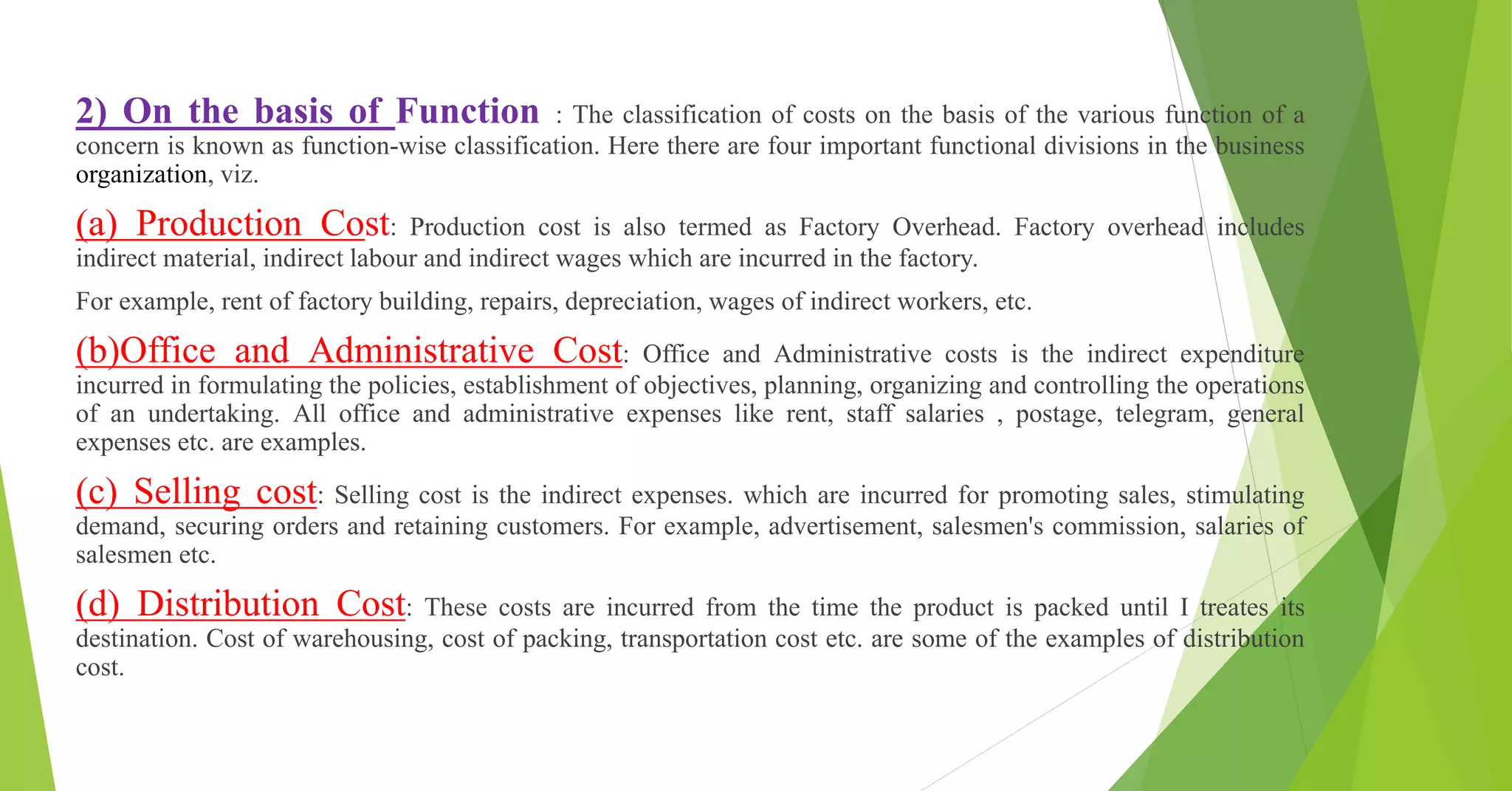 Cost Accounting presentation | PPTX