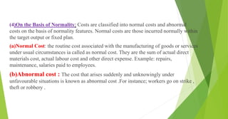 Cost Accounting presentation | PPTX