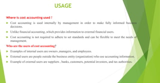 Cost Accounting presentation | PPTX