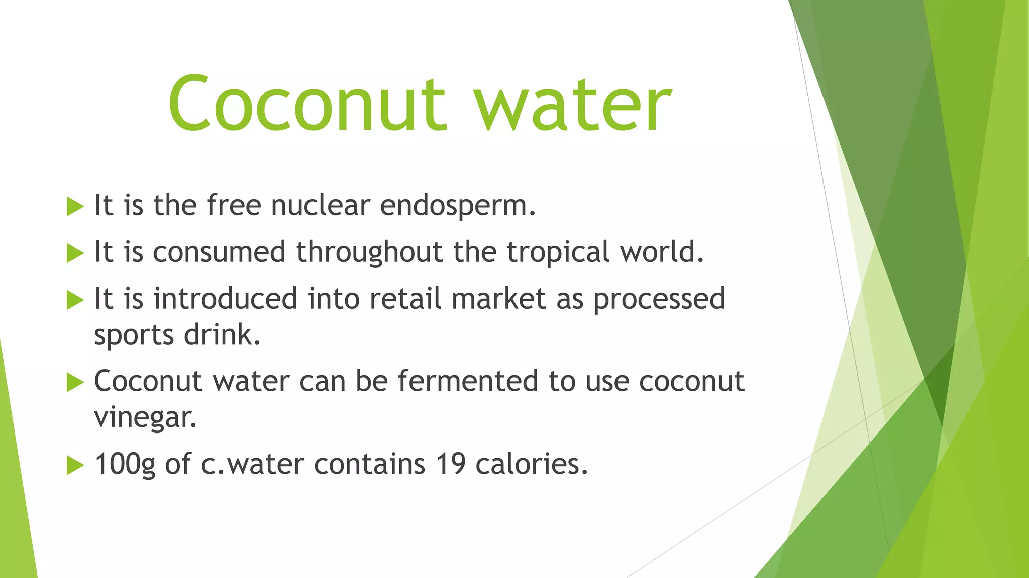 COCONUT: HARVESTING, POST HARVESTING AND BY-PRODUCTS. | PPTX