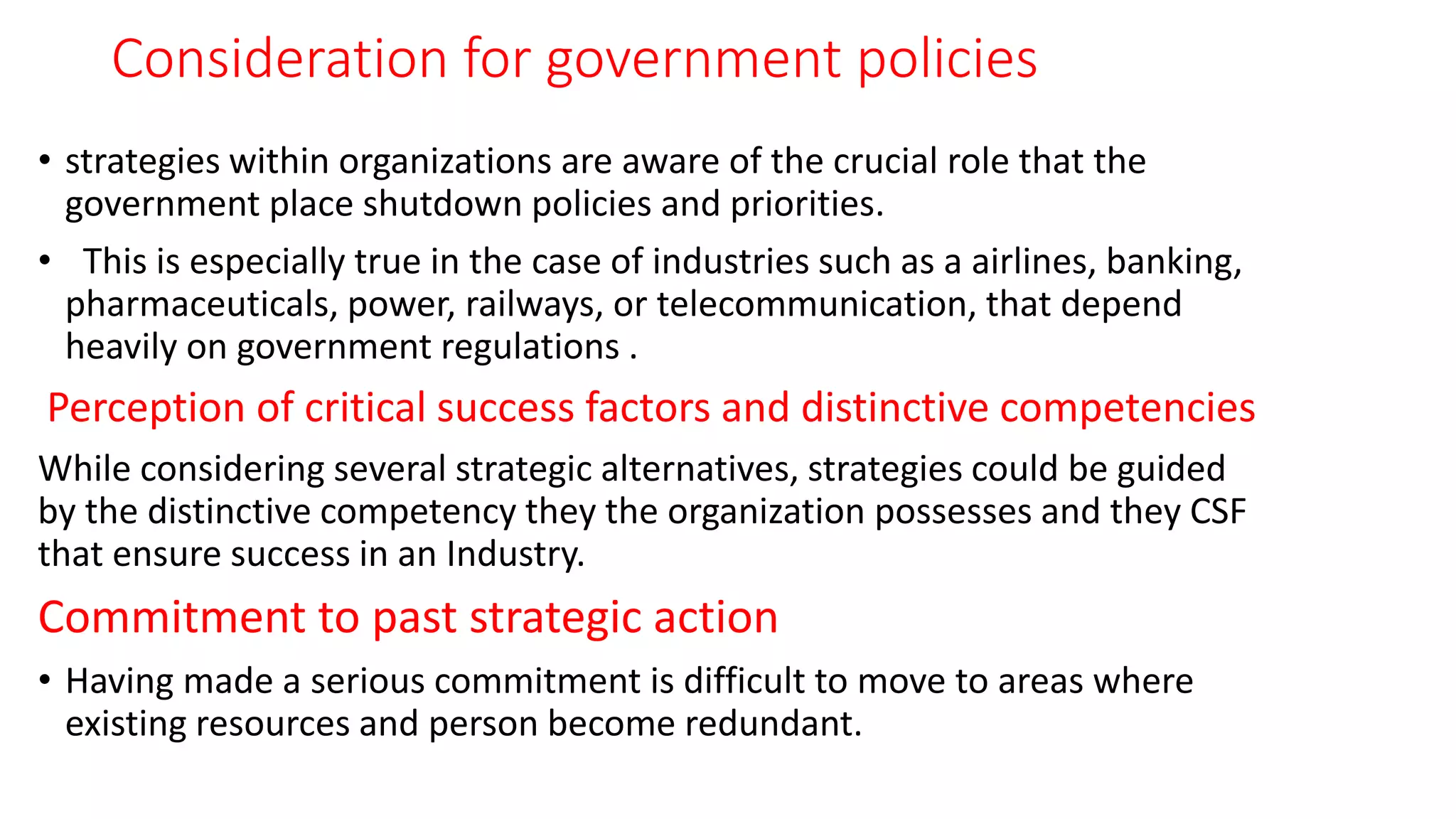 Strategic Management Important topics | PPTX