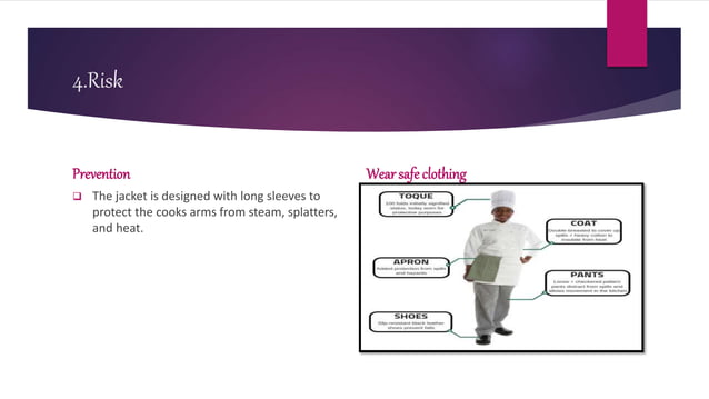 Chef job risk and prevention | PPTX