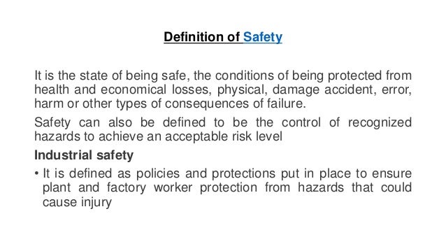 safety and other terminologies | PPT