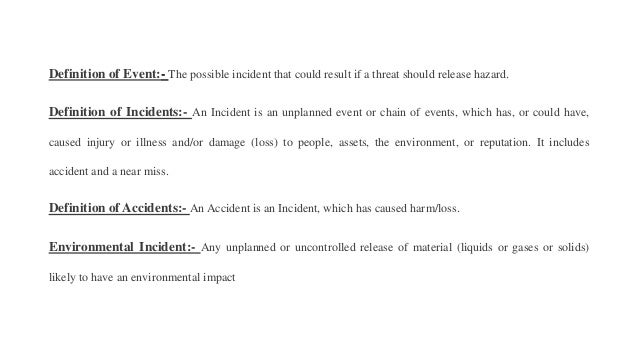 safety and other terminologies | PPT