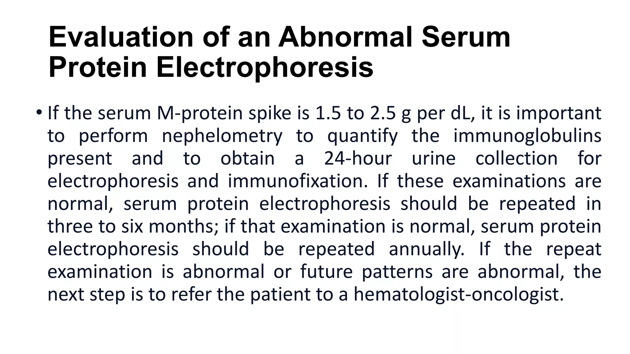 Understanding and Interpreting Serum Protein Electrophoresis | PPTX