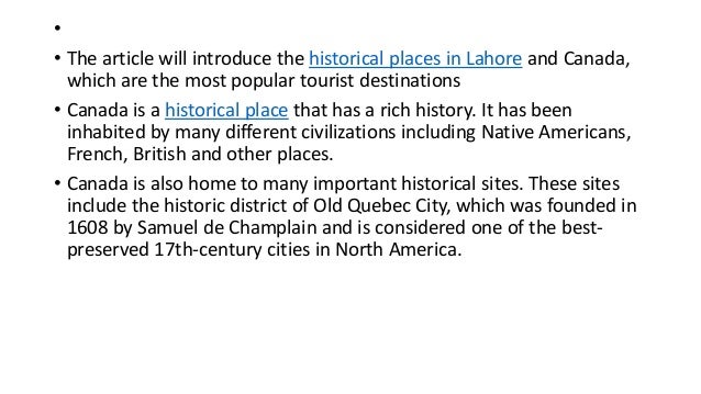 historical places | PPTX
