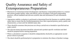 Extemporaneous Compounding | PPTX