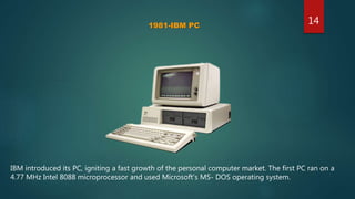 History of computer and developments | PPT