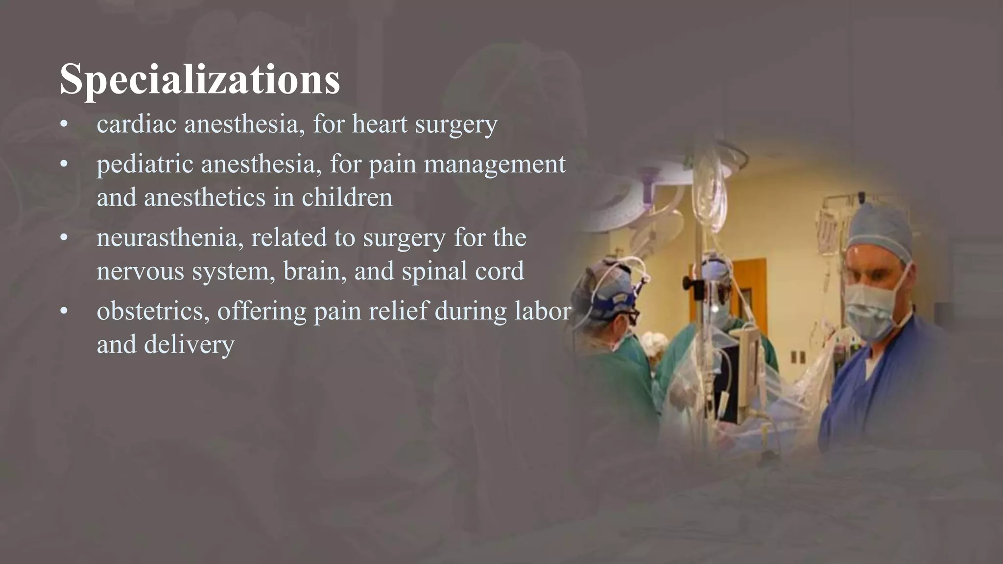 Anesthesiology | PPT