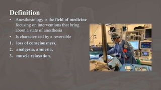 Anesthesiology | PPT