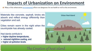 Urbanization & Environment | PPTX | Environmental Services Industry ...