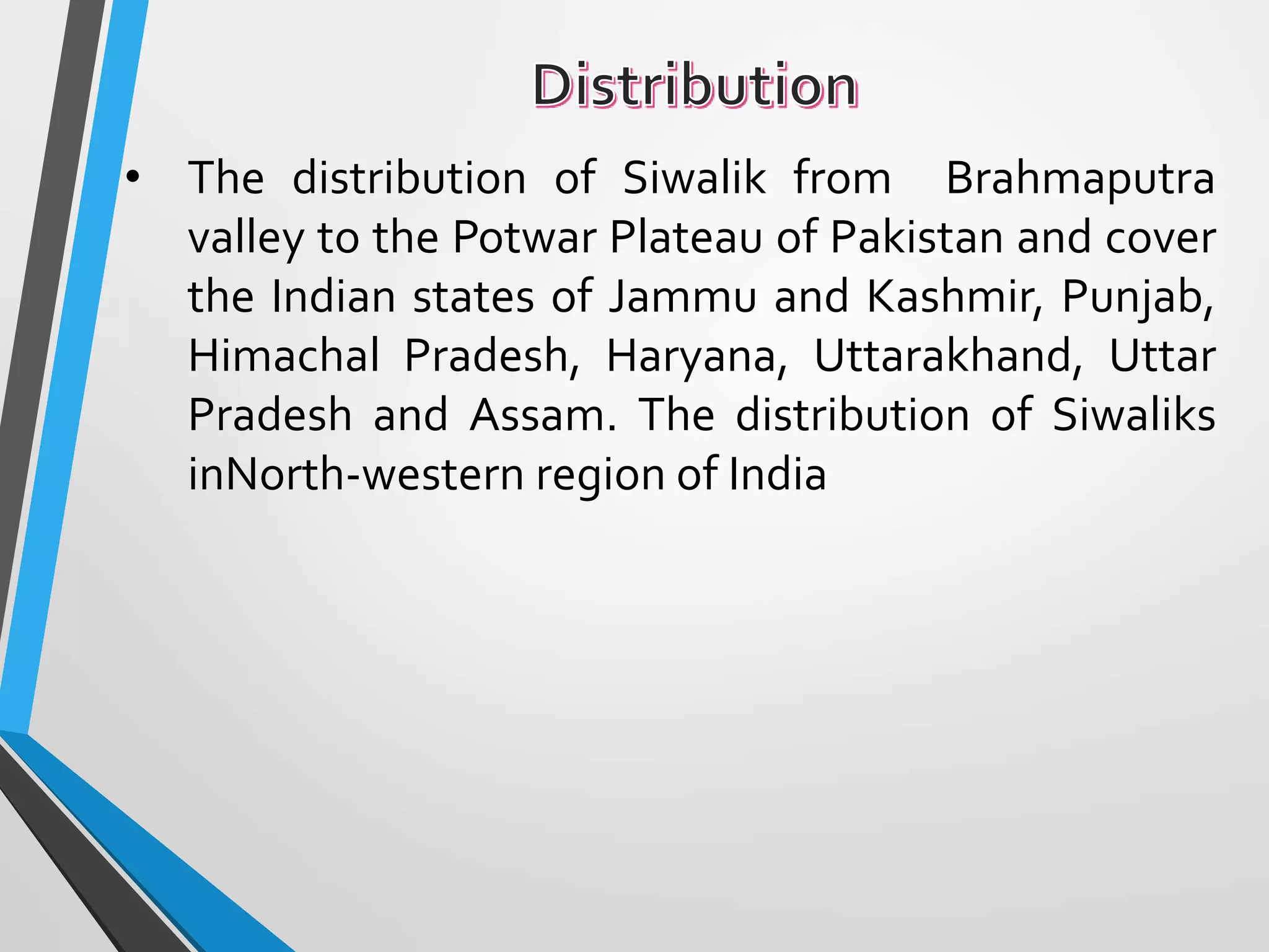 Siwalik- Stratigraphy | PPTX