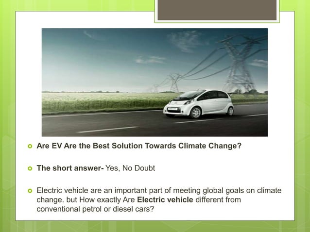 EV - Environmental impact | PPTX | Automotive Industry | Industries