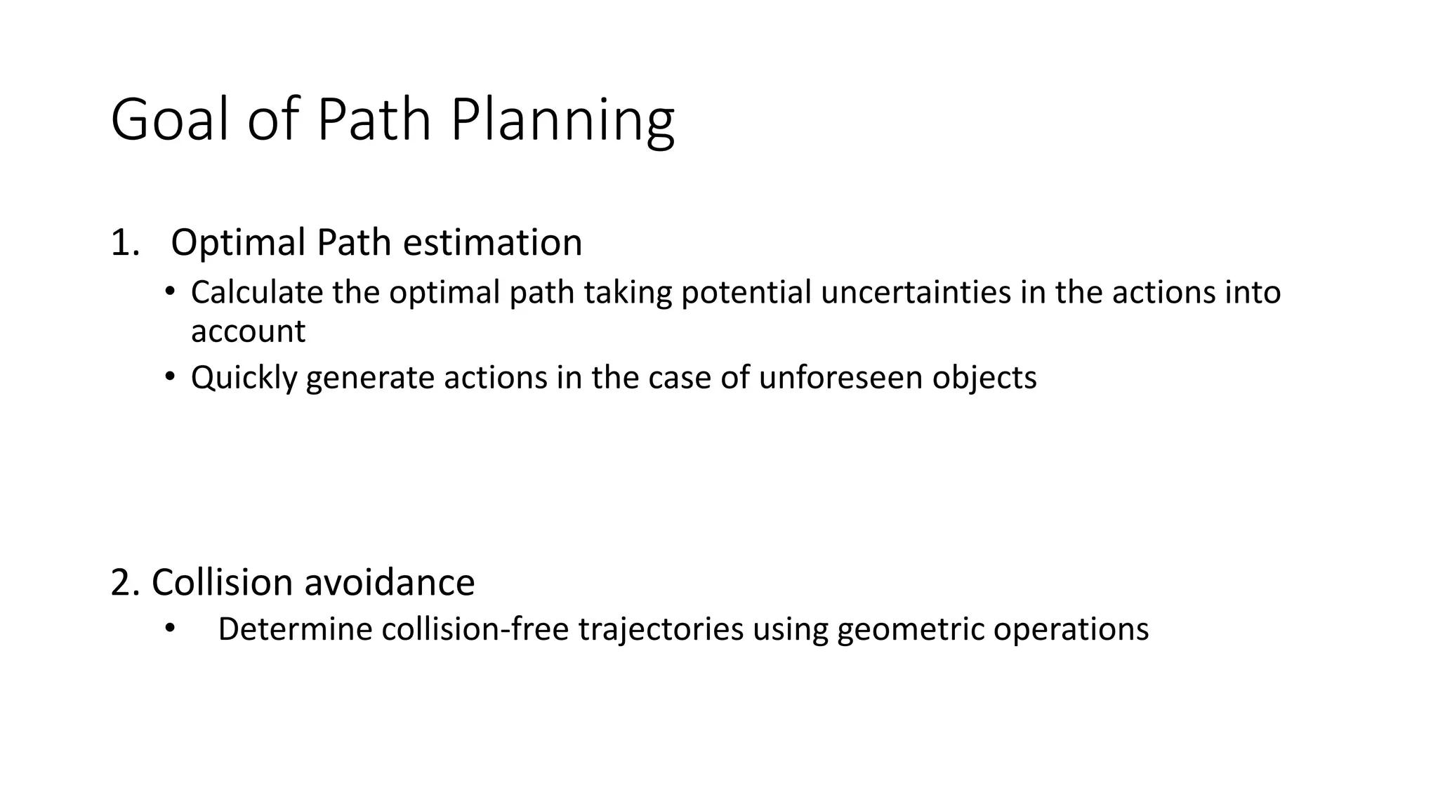 Path planning all algos | PPTX