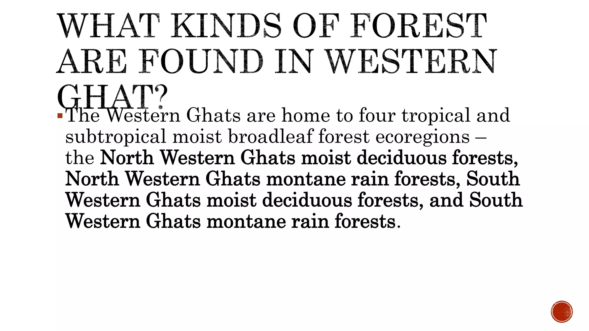 Western Ghats | PPTX