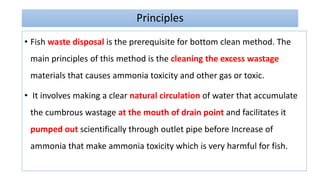 Bottom clean Aquaculture system and It’s Engineering Principle | PPT