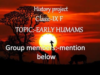 Early Humans .pptx