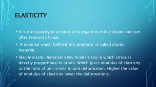 some of the basic properties of construction materials | PPTX