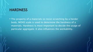 some of the basic properties of construction materials | PPTX