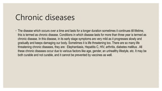 acute and chronic diseases | PPT