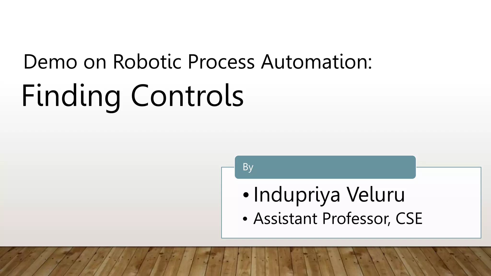Finding control of the controls | PPT