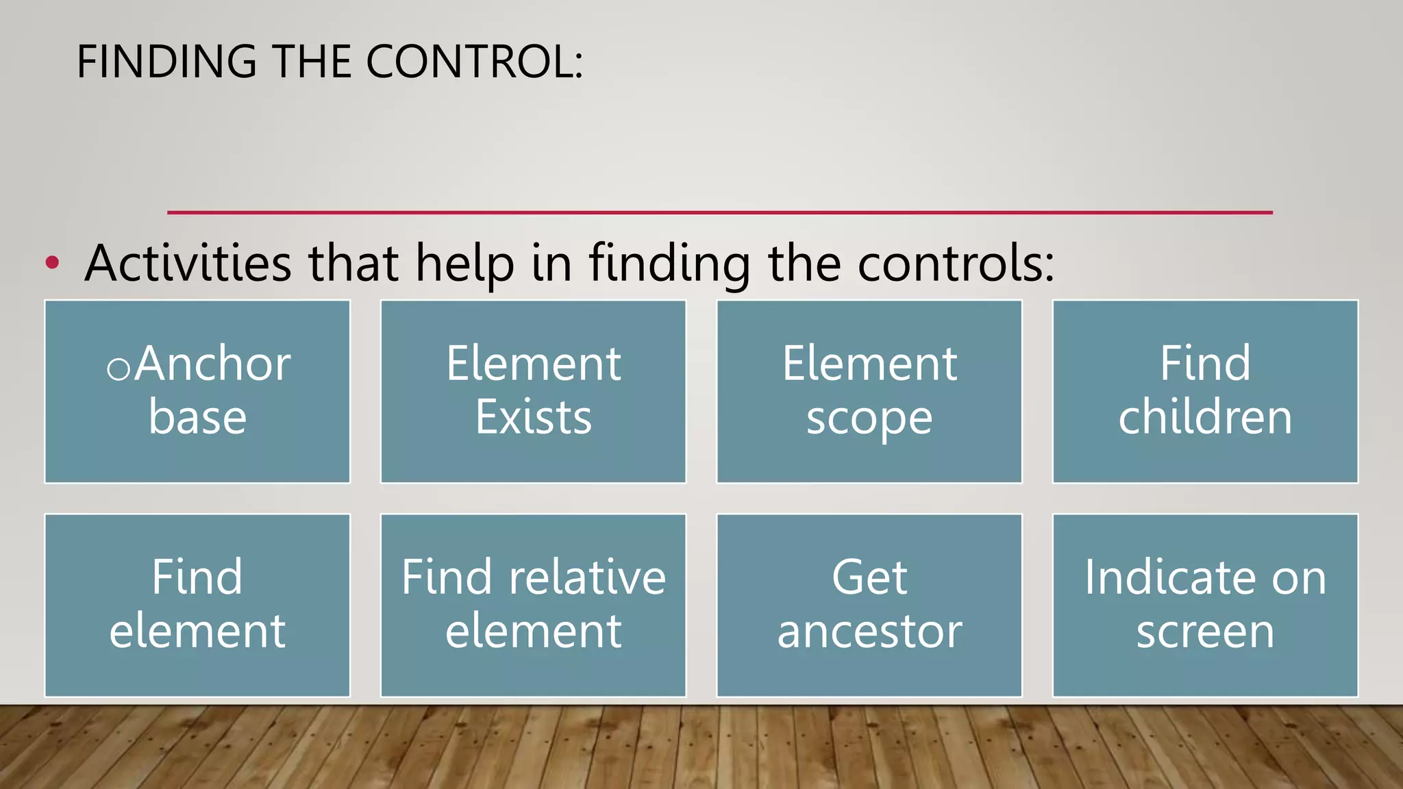 Finding control of the controls | PPT Finding control of the controls | PPT