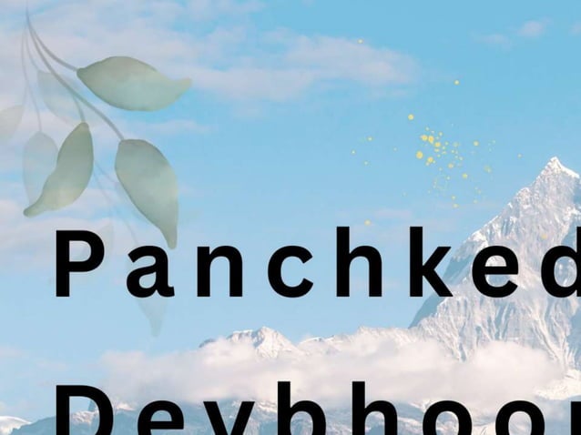 Panchkedar in Devbhoomi,Uttarakhand | PPTX