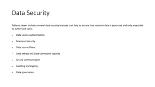 Tableau Security Model.pptx | Cloud Computing | Internet