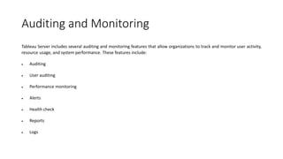 Tableau Security Model.pptx | Cloud Computing | Internet
