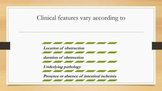 INTESTINAL OBSTRUCTION | PPTX