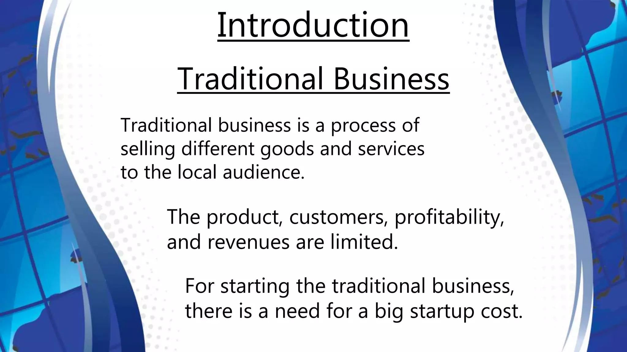modern v/s traditional business | PPTX