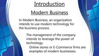 modern v/s traditional business | PPTX