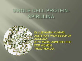 Single Cell protein | PPT