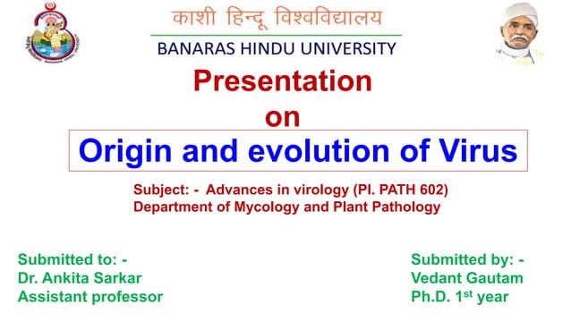 Origin and evolution of virus .pptx