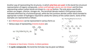 Structural representation of organic compounds | PPTX