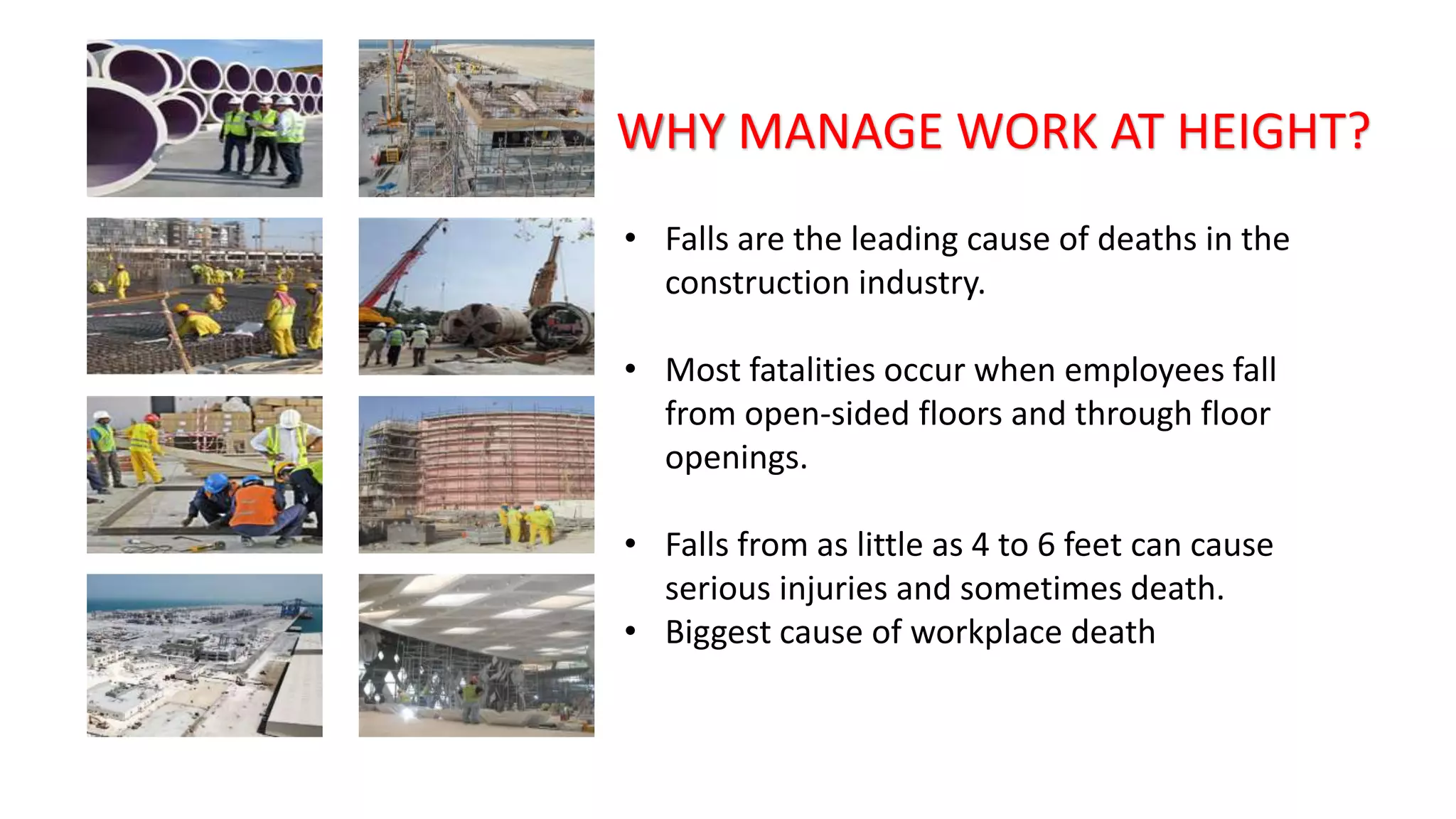 WORKING AT HEIGHT pptx | PPTX