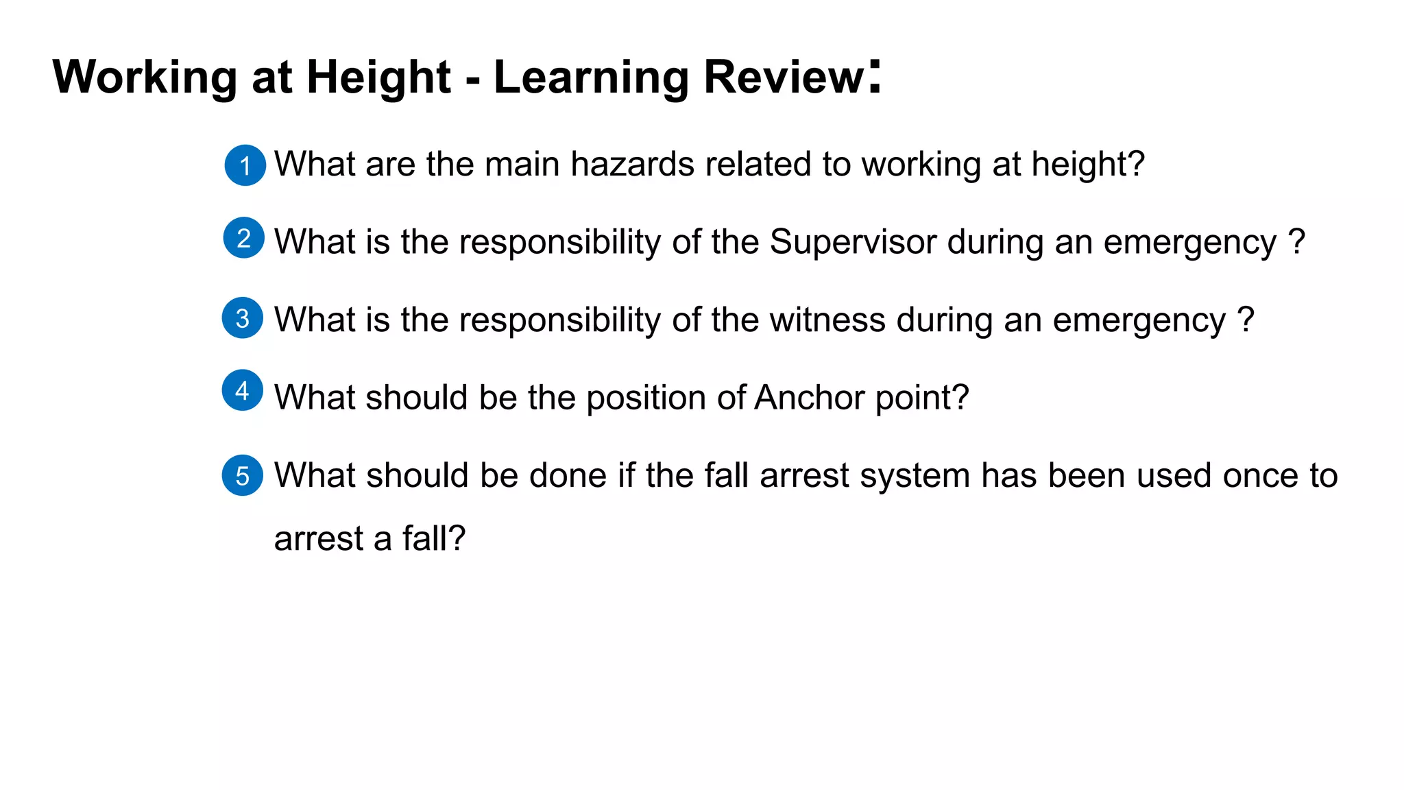 WORKING AT HEIGHT pptx | PPTX