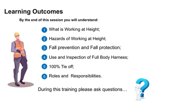 WORKING AT HEIGHT pptx | PPTX | Climbing | Extreme Sports