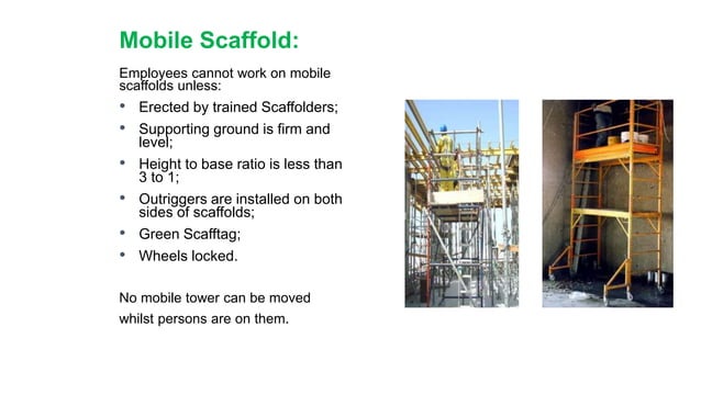 WORKING AT HEIGHT pptx | PPTX | Climbing | Extreme Sports