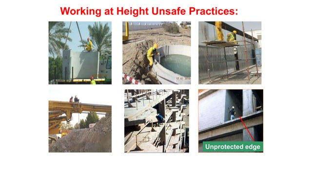 WORKING AT HEIGHT pptx | PPTX | Climbing | Extreme Sports