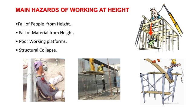 WORKING AT HEIGHT pptx | PPTX | Climbing | Extreme Sports