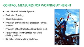 WORKING AT HEIGHT pptx | PPT