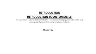 automobile | PPT