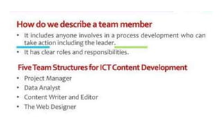 Integrating ICT content through collaboration with classmates and ...